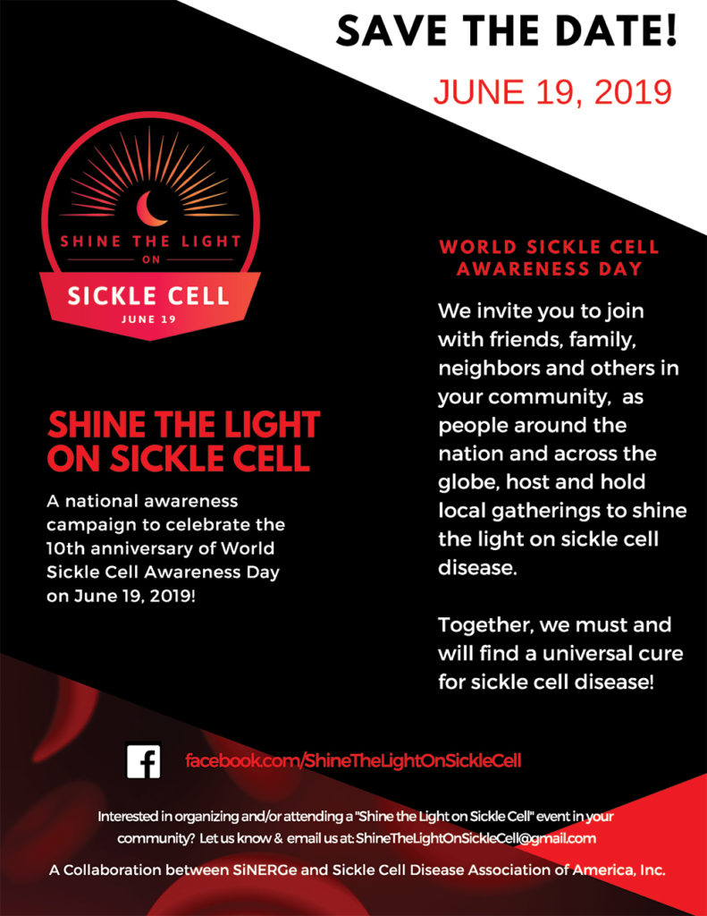 2019 Shine the Light on Sickle Cell! - William E. Proudford Sickle Cell ...